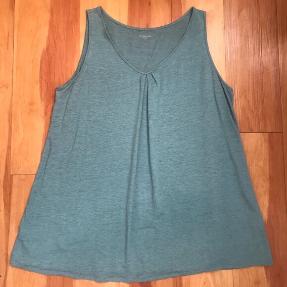 Eileen Fisher | Tops | Eileen Fisher 0 Linen A Line Tank Top Xl Light ...